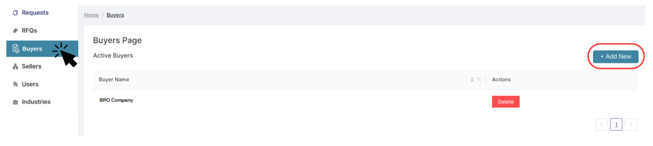 How to Create Procurement Team Buyers - Triber